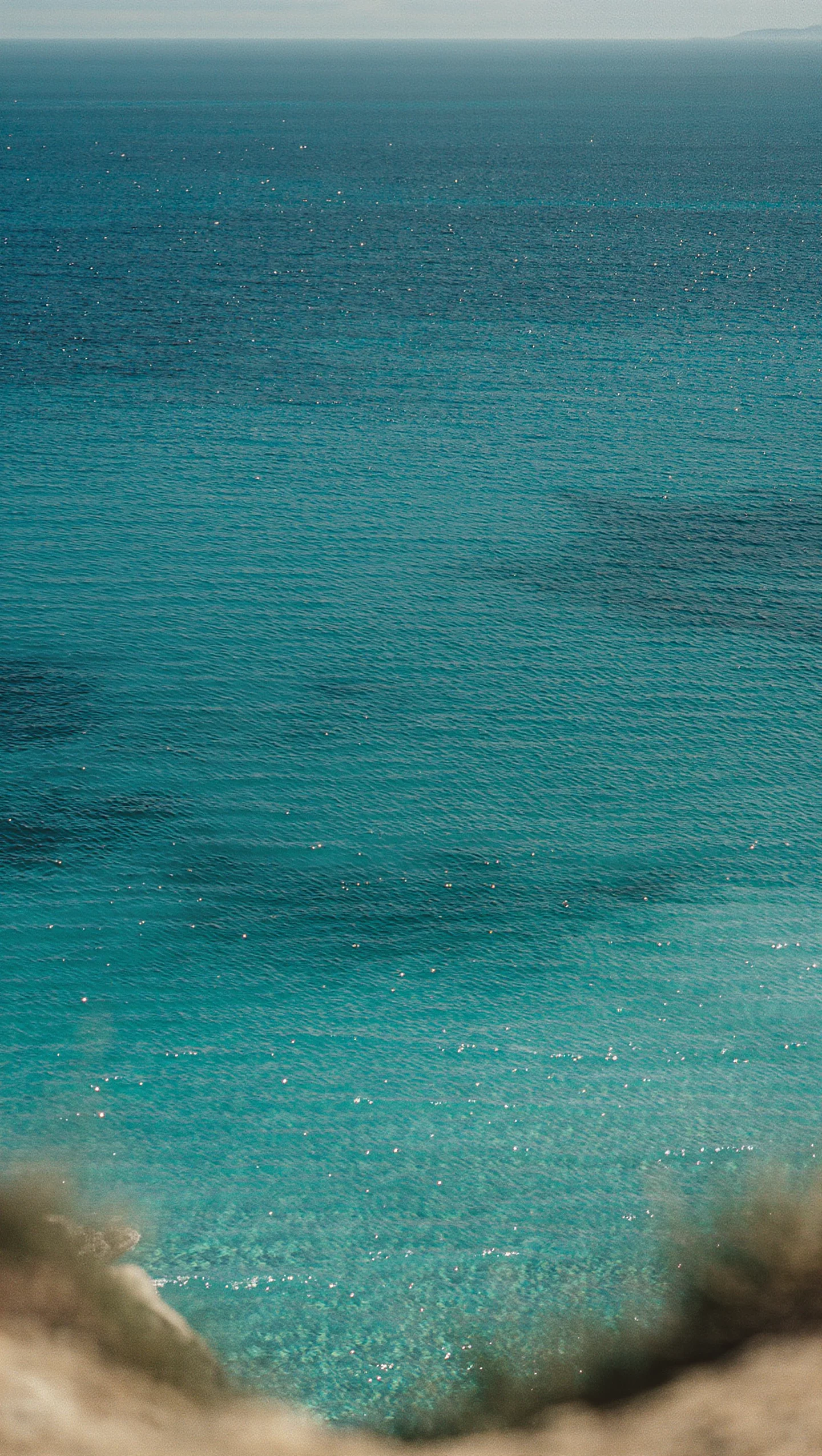 Azure Sea High Cliff Cinematic Photograph Ultra Detailed 35mm Film ...